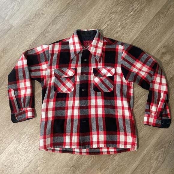 Shirts | Vintage 7s Boxy Fit Flannel | Poshmark